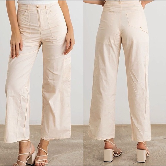 Le Lis | Pants & Jumpsuits | Nwt Le Lis Wide Leg Cargo Pants | Poshmark
